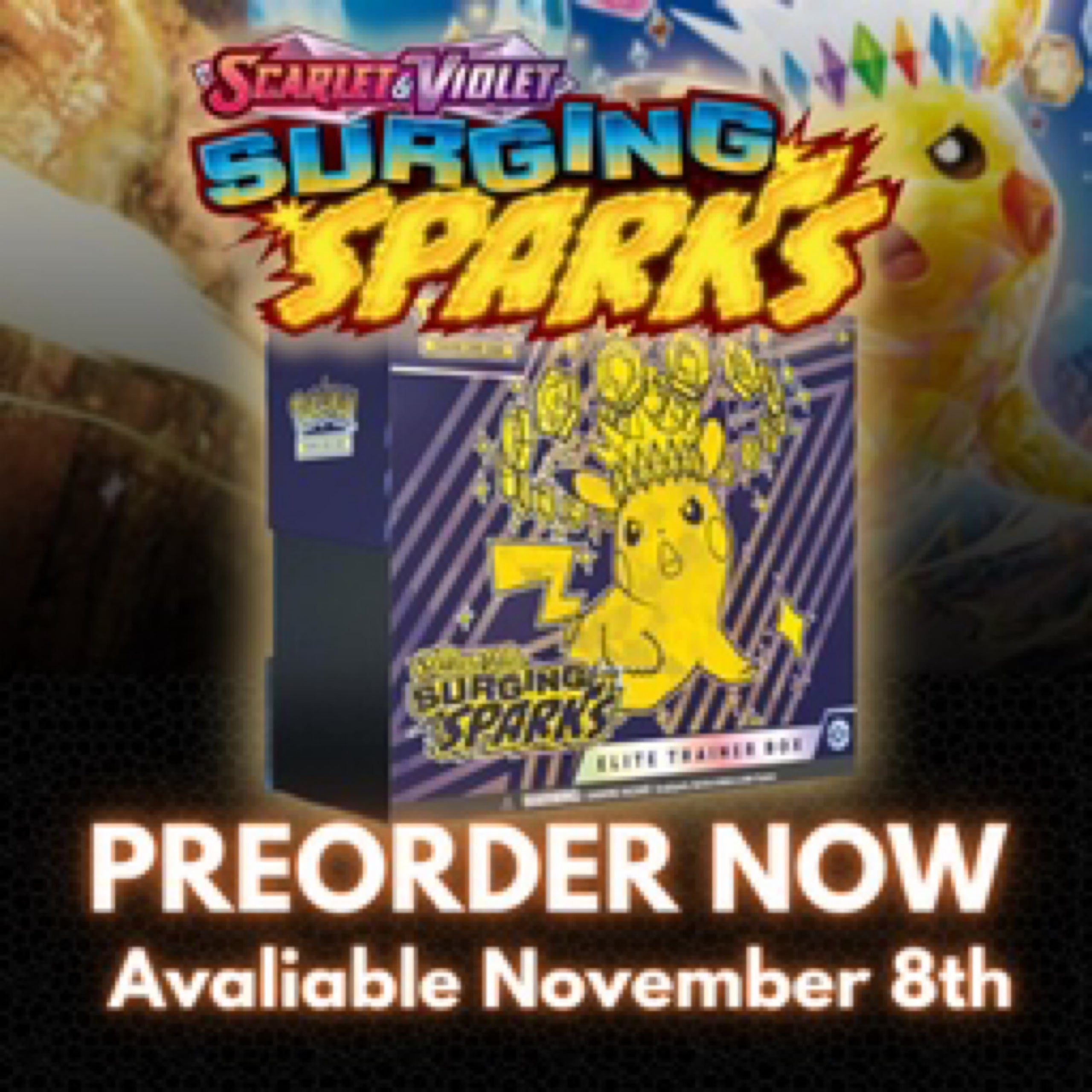 Surging Sparks ETB (PREORDER) | Roll 4 Rips