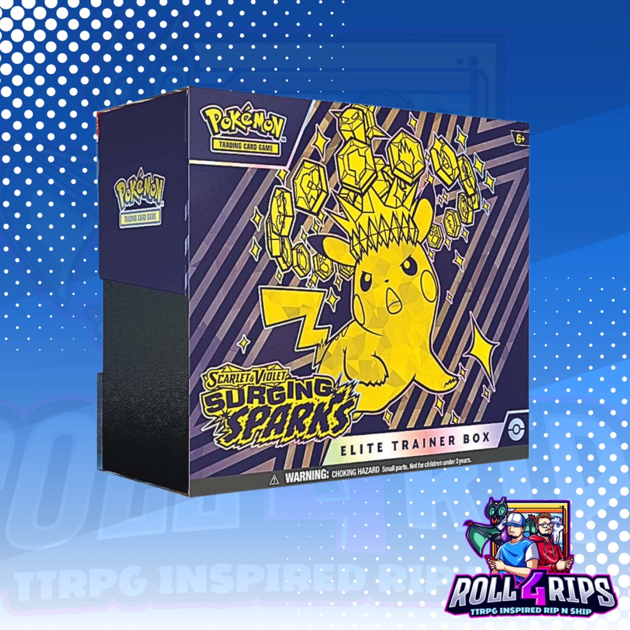 Surging Sparks ETB (Sealed) | Roll 4 Rips
