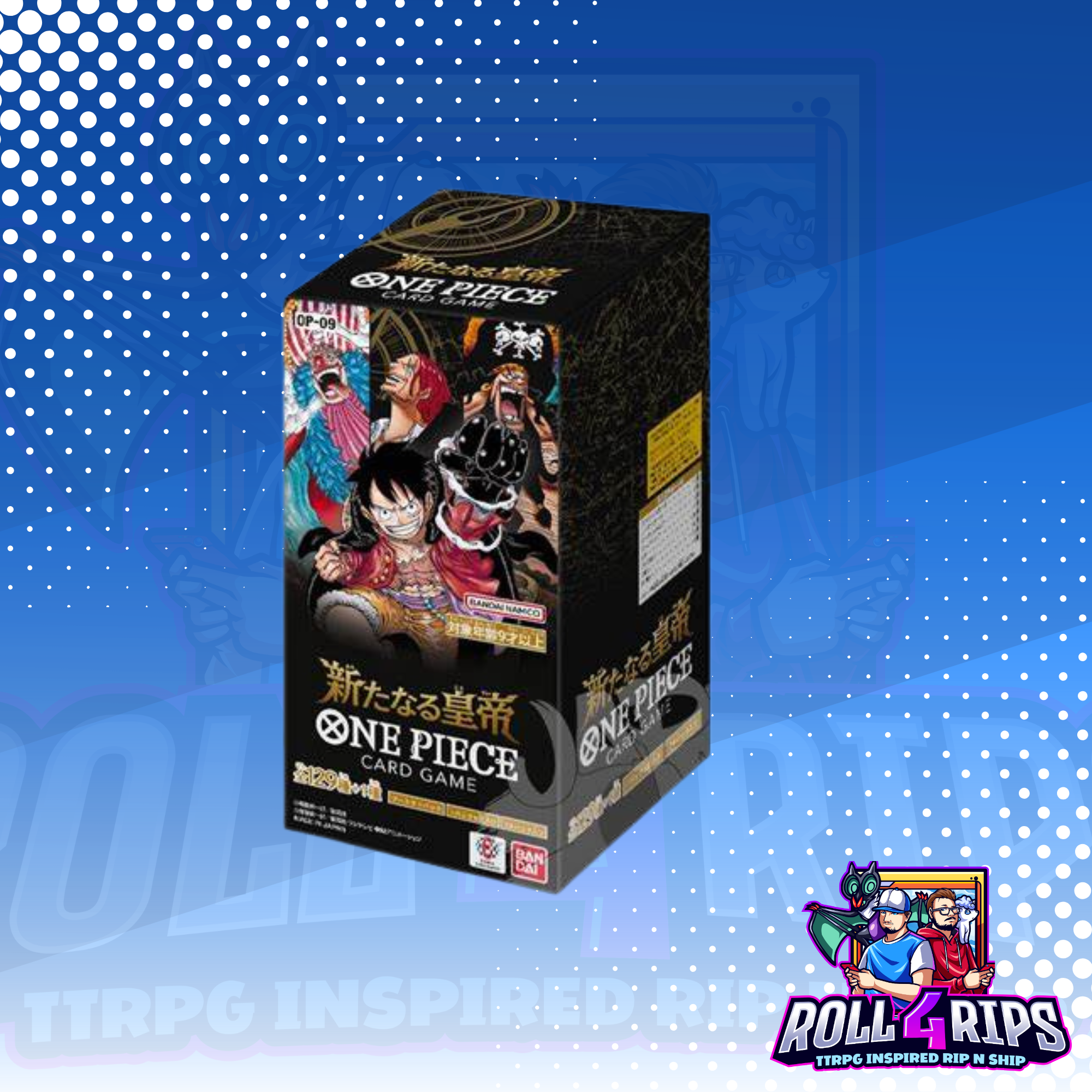 Japanese One Piece Four Emperors Booster Box (OP09) | Roll 4 Rips